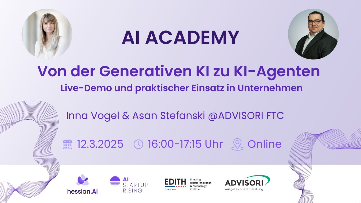 AI Academy I Von der Generativen KI zu KI-Agenten | hessian.AI